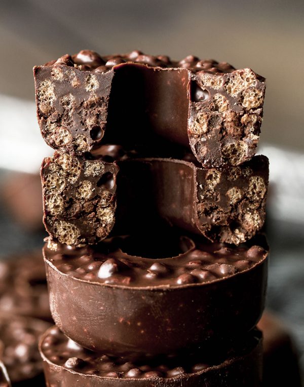 3-Ingredient Chocolate Crunch Doughnuts