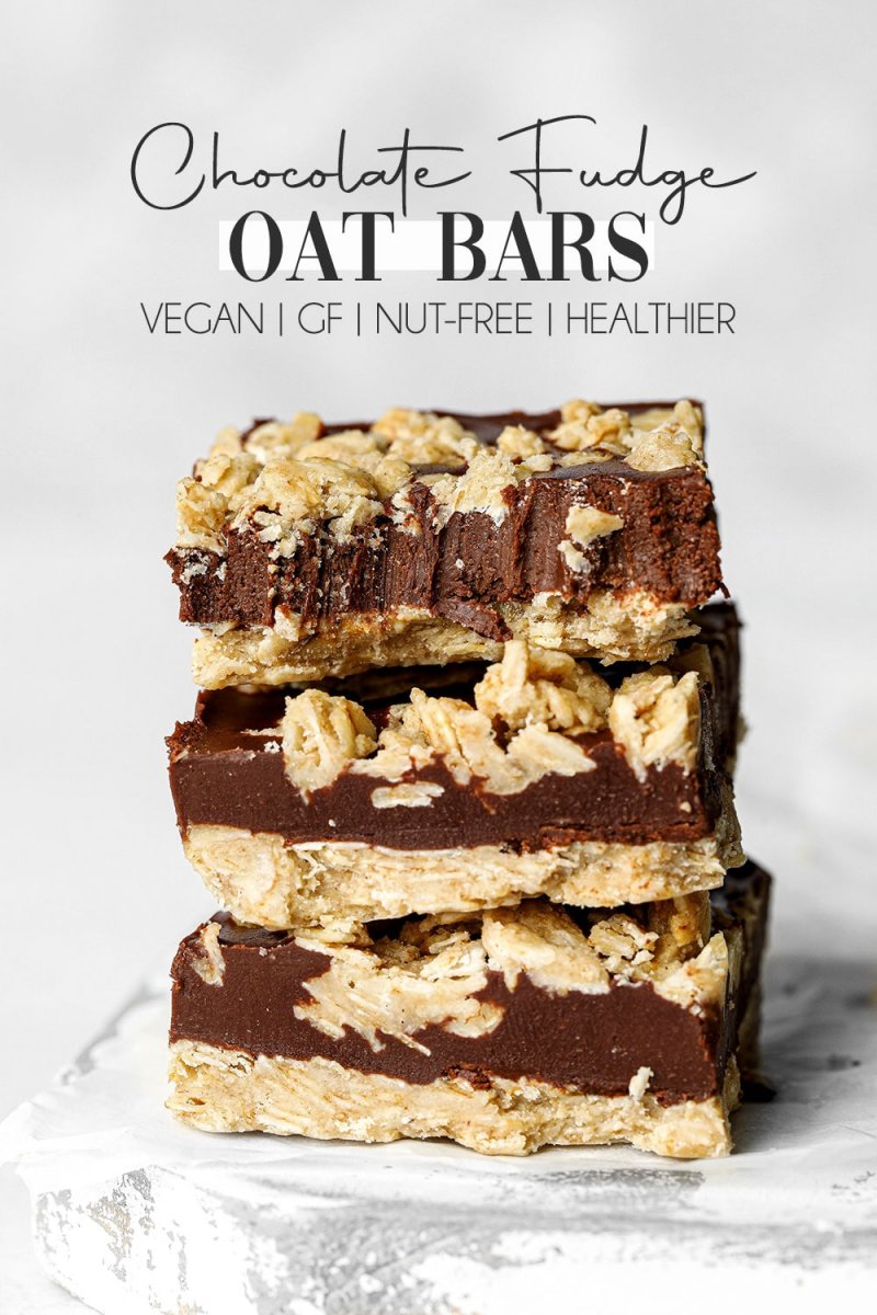 Chocolate Fudge Oat Bars (vegan & gluten-free)