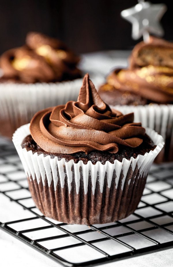 Protein Chocolate Cupcakes With A Chocolate Protein Frosting