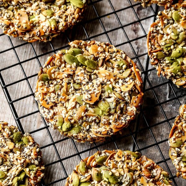 Crunchy Nut & Seed Rounds (Vegan & Gluten-free)