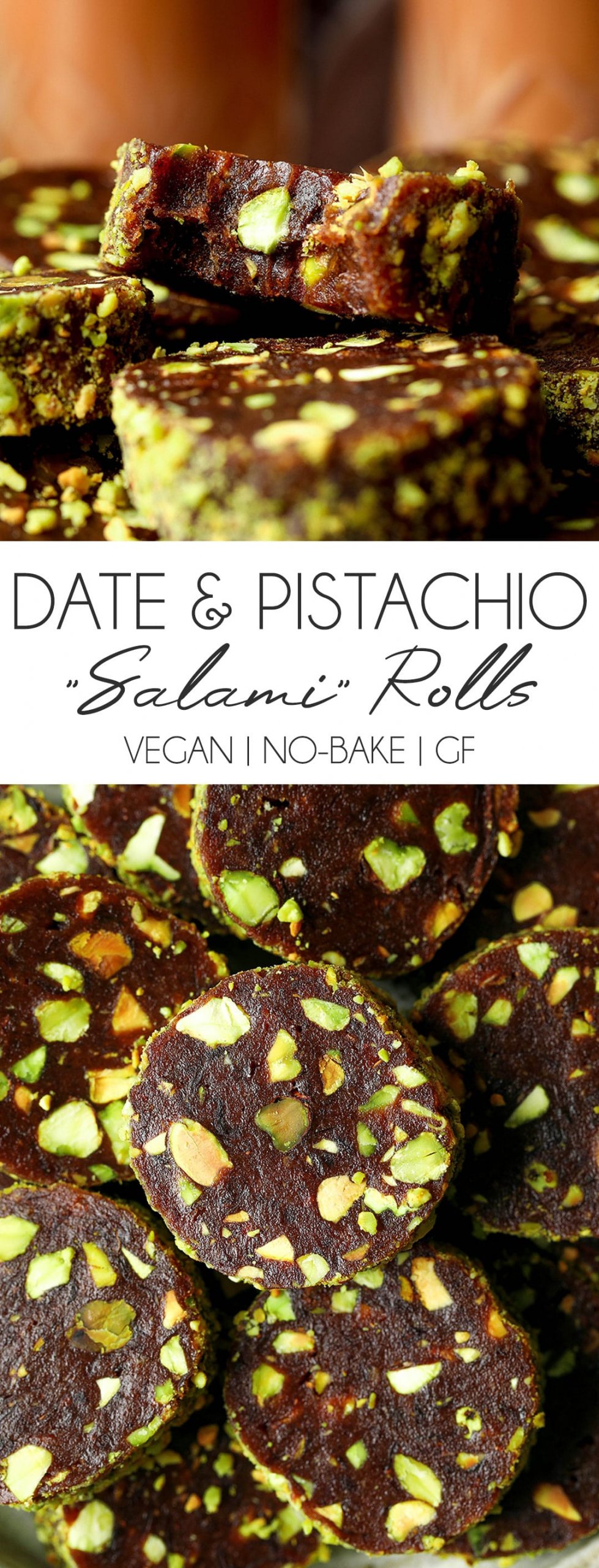 Date & Pistachio Rolls (Healthy/Vegan/GF)