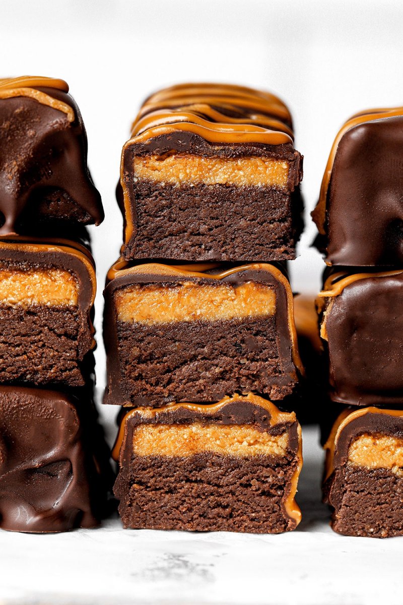 Vegan Chocolate Salted Caramel Protein Bars