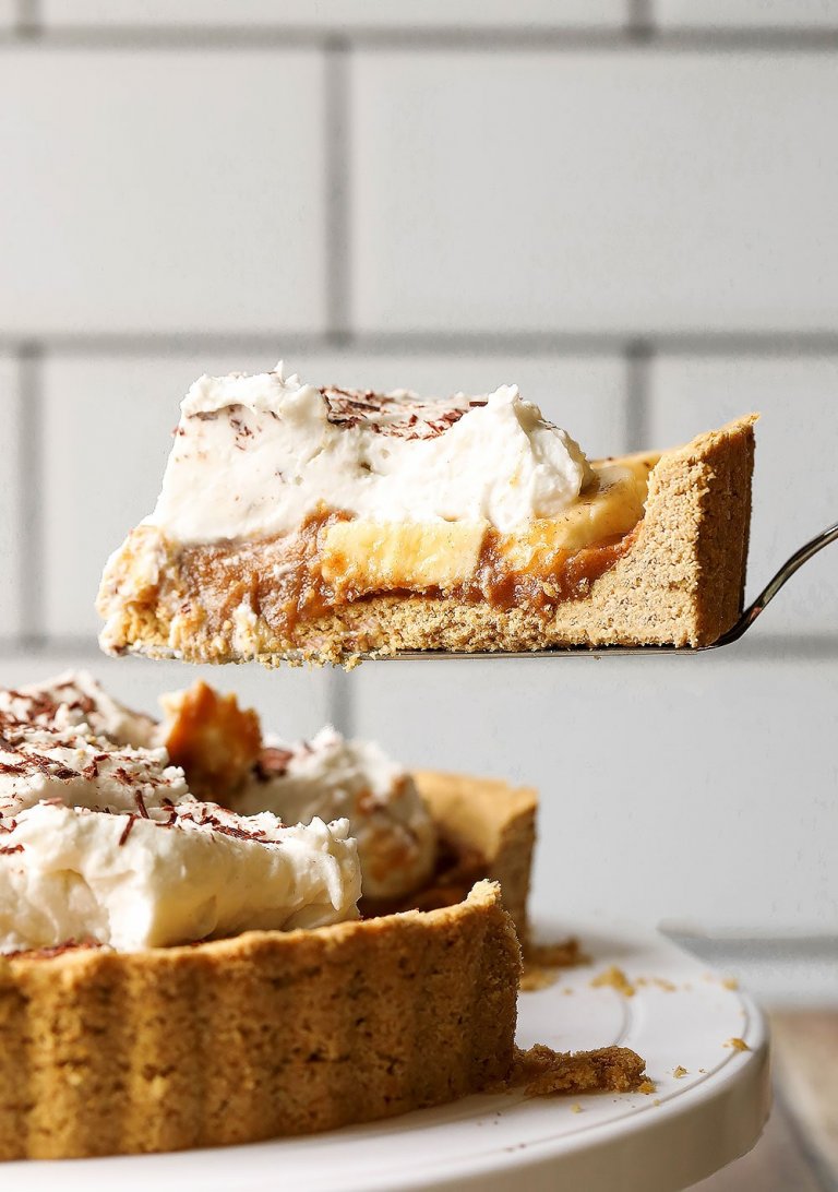 Healthier Banoffee Pie (Vegan & Gluten-free)