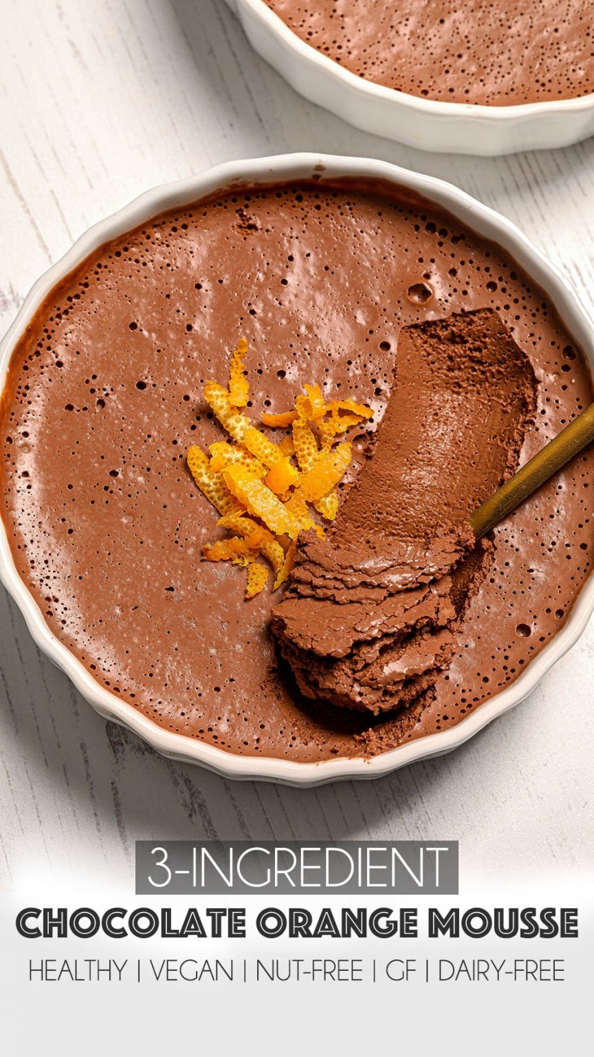 3-Ingredient Healthy Mousse (Vegan/GF)