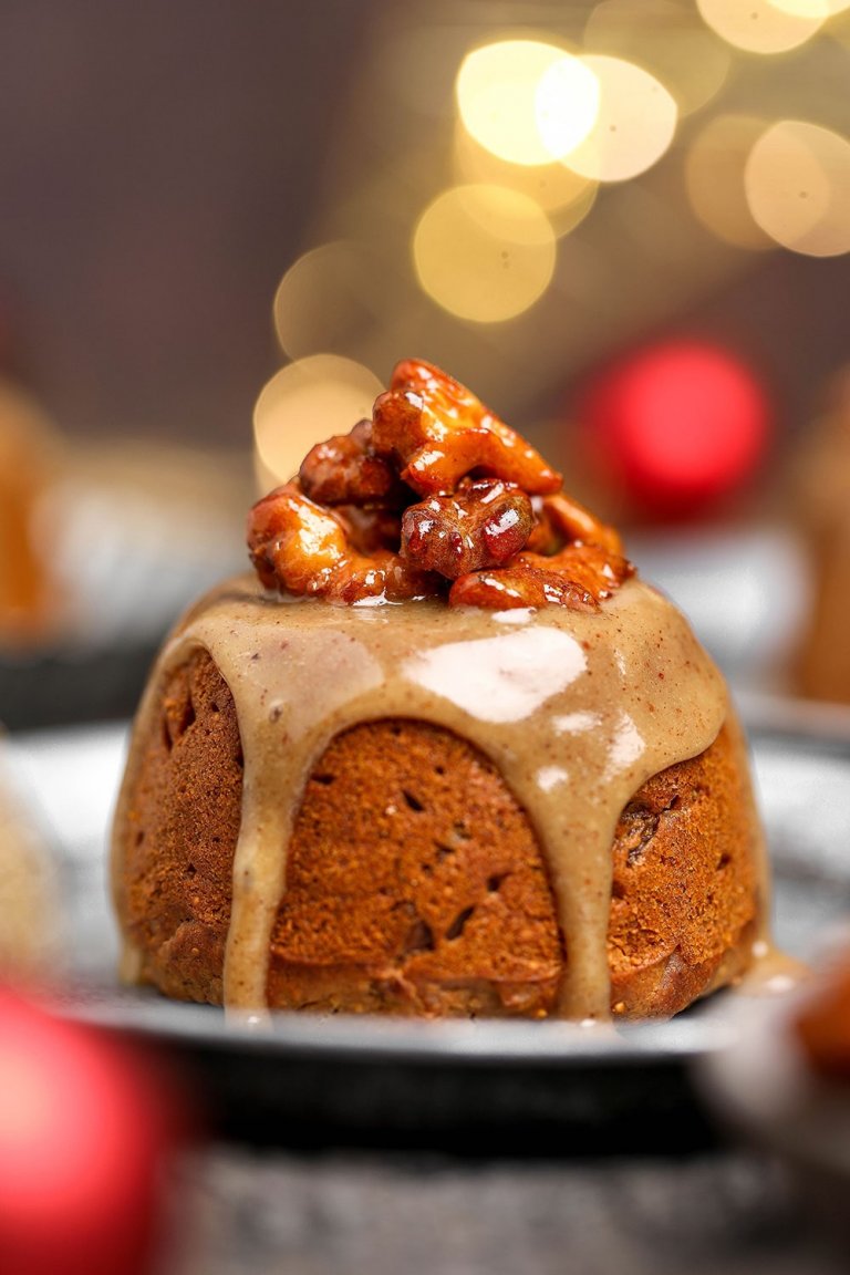 Gingerbread Sticky Fig Puddings (Vegan/GF)