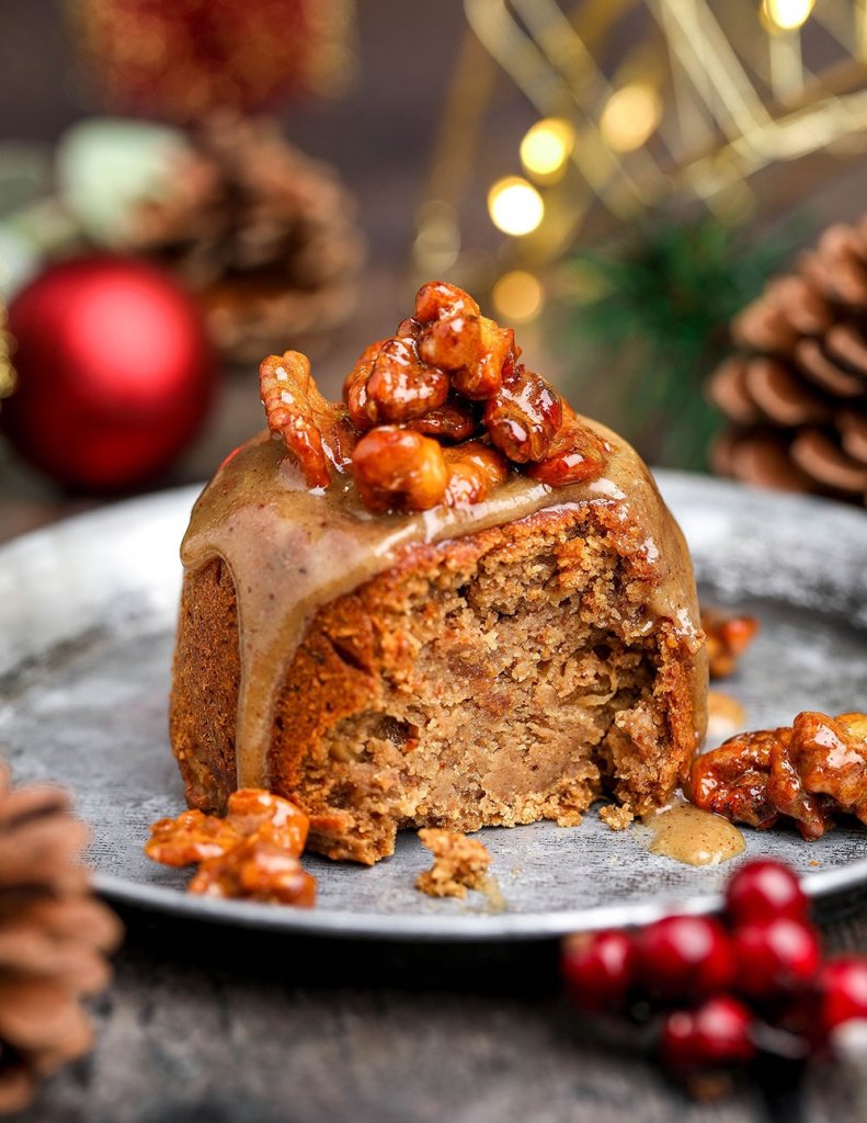 Gingerbread Sticky Fig Puddings (Vegan/GF)