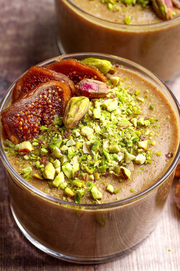2-Ingredient Turkish Fig Pudding (Vegan/Healthy)