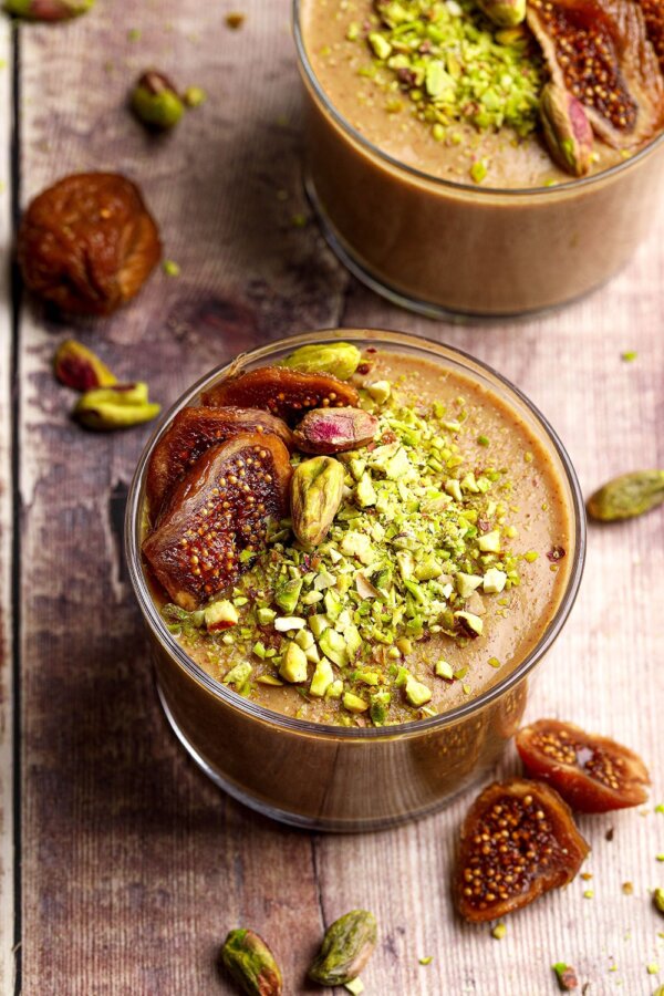2-Ingredient Turkish Fig Pudding (Vegan/Healthy)