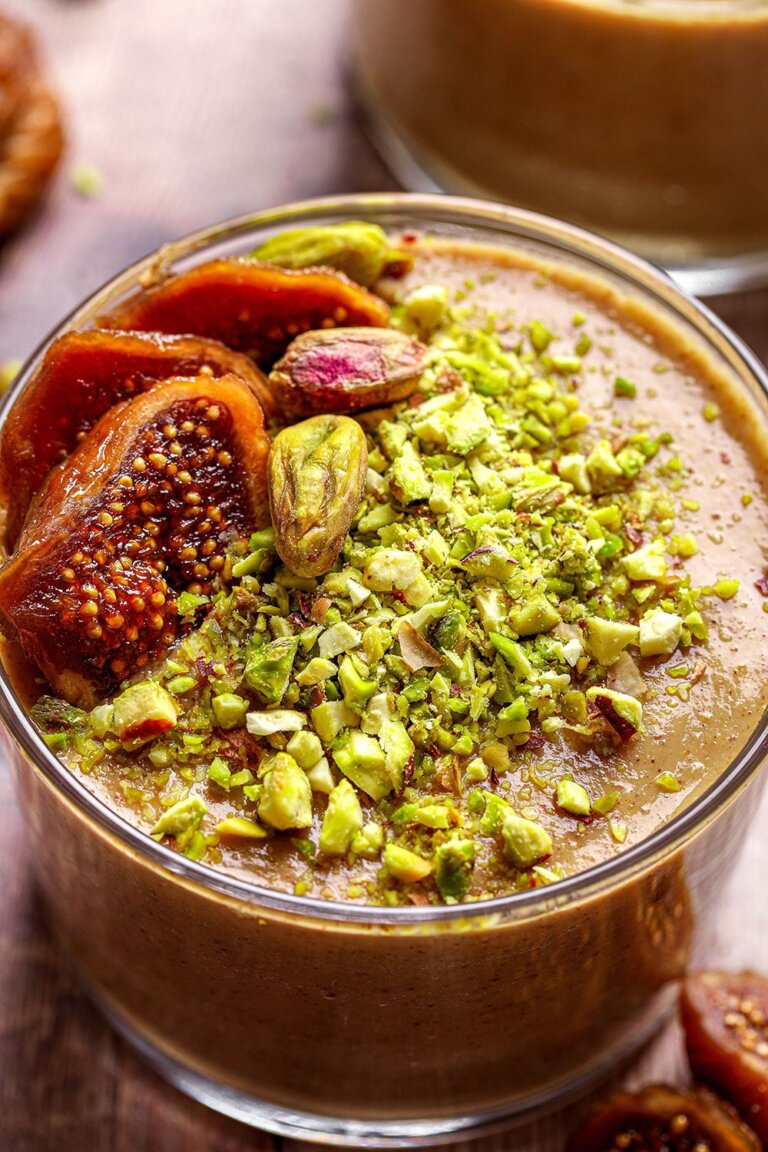 2-Ingredient Turkish Fig Pudding (Vegan/Healthy)