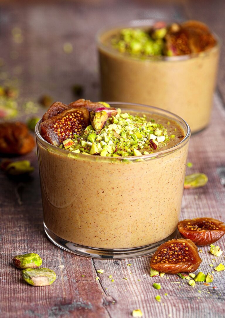 2-Ingredient Turkish Fig Pudding (Vegan/Healthy)