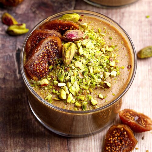 2-Ingredient Turkish Fig Pudding (Vegan/Healthy)