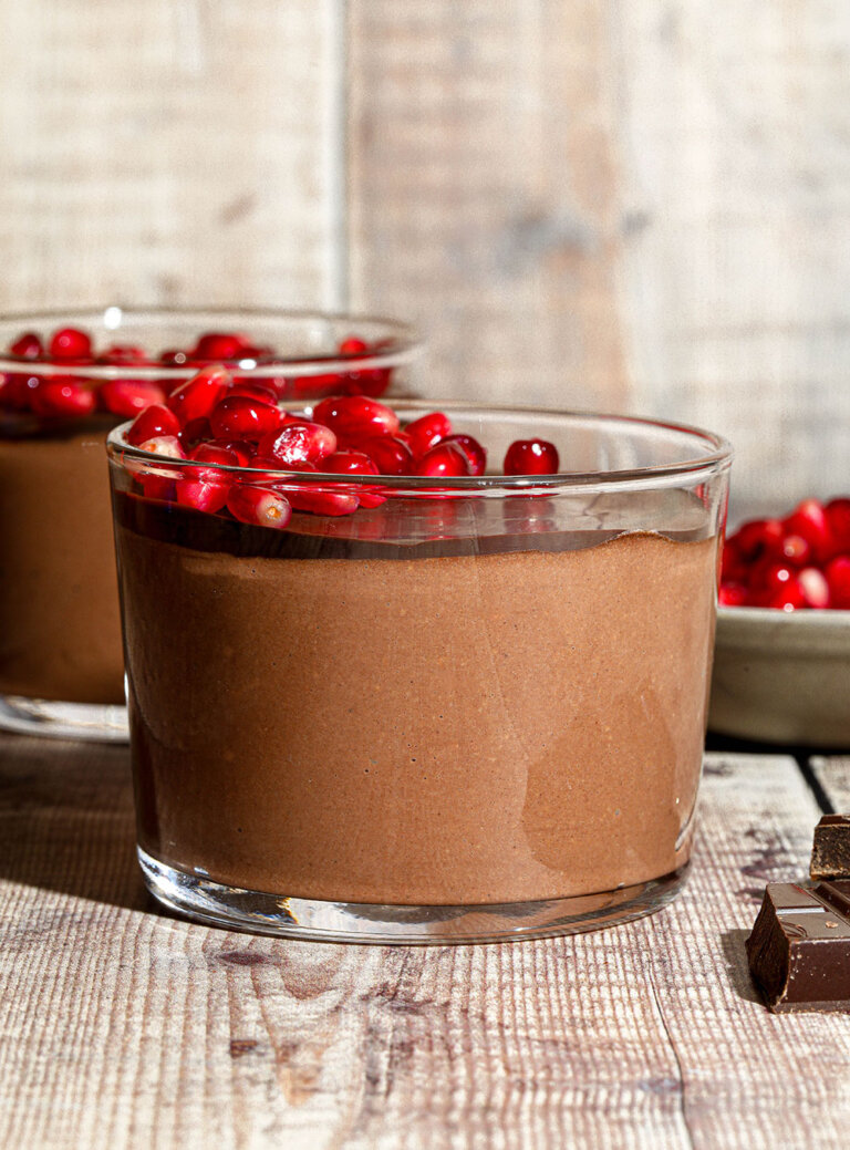 Chocolate Cottage Cheese Pudding (High Protein/Healthy)
