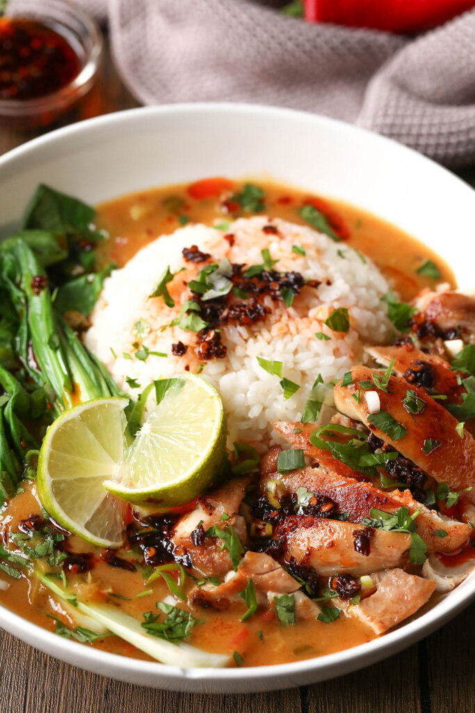 Brothy Rice Recipe - Nadia's Healthy Kitchen