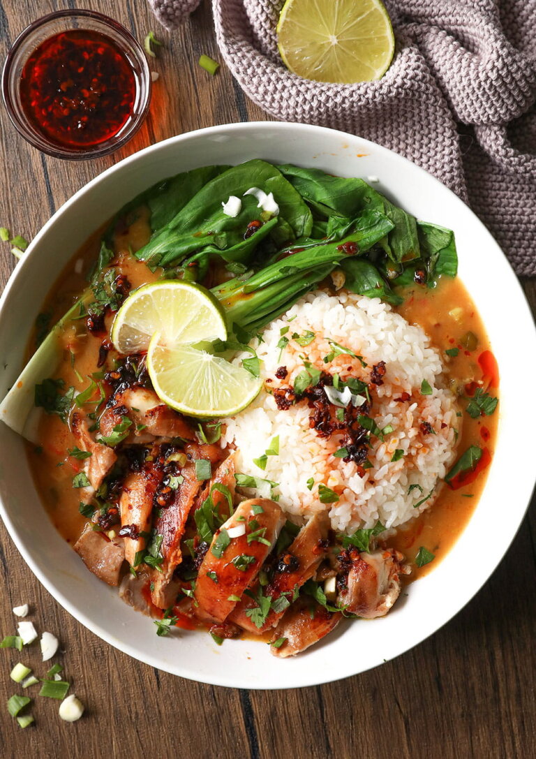Brothy Rice Recipe - Nadia's Healthy Kitchen