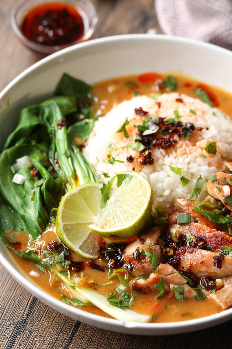 Brothy Rice Recipe - Nadia's Healthy Kitchen