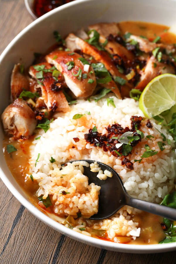 Brothy Rice Recipe - Nadia's Healthy Kitchen