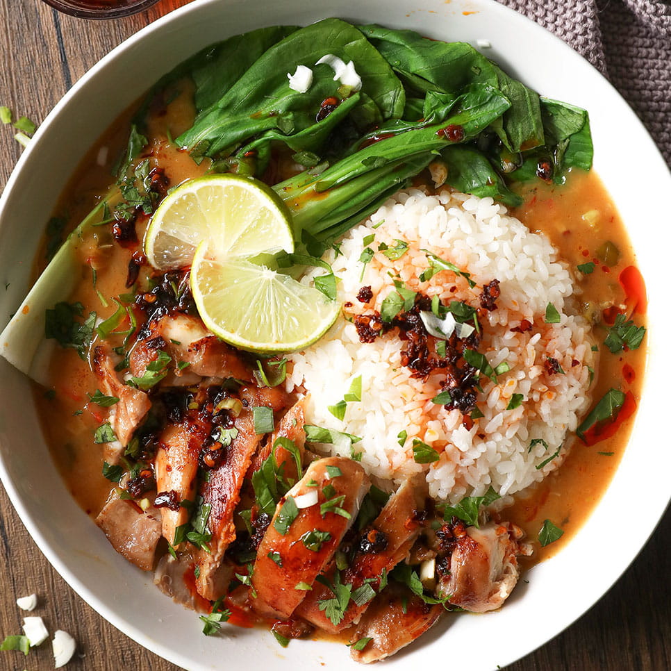 Brothy Rice Recipe - Nadia's Healthy Kitchen